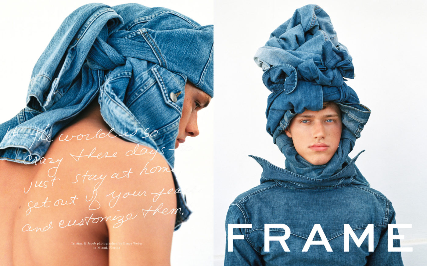 Frame Collaborative Campaign with Bruce Weber | LES FAÇONS
