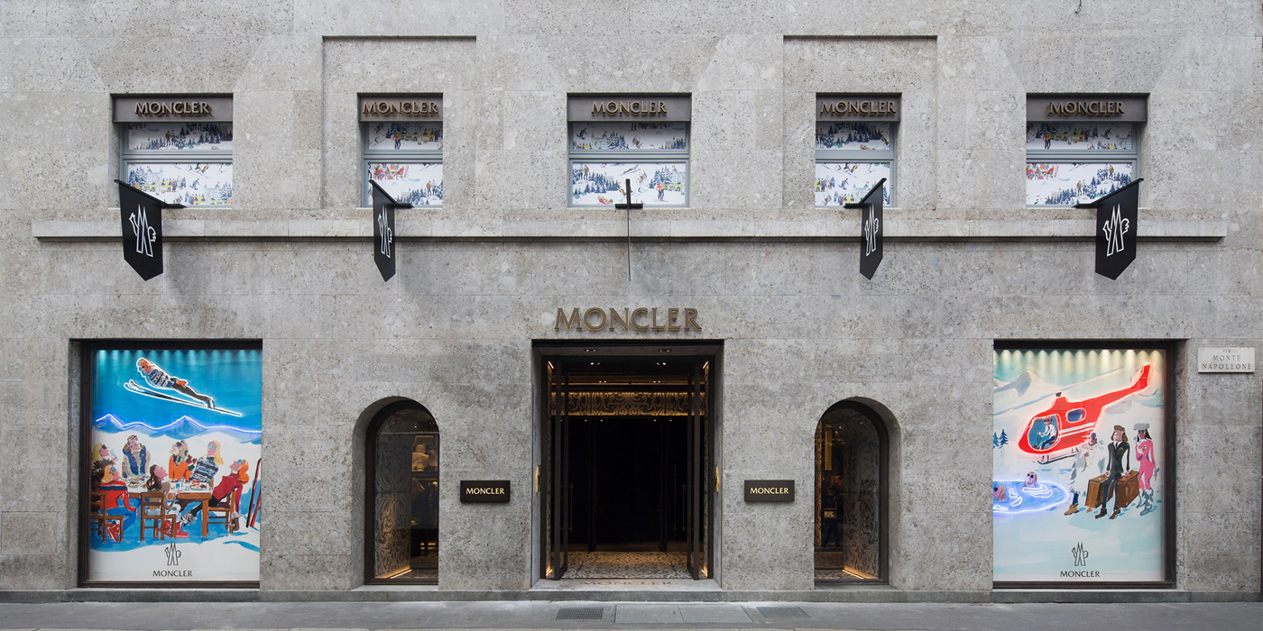 Moncler Largest Global Flagship Store in Milan | LES FAÇONS