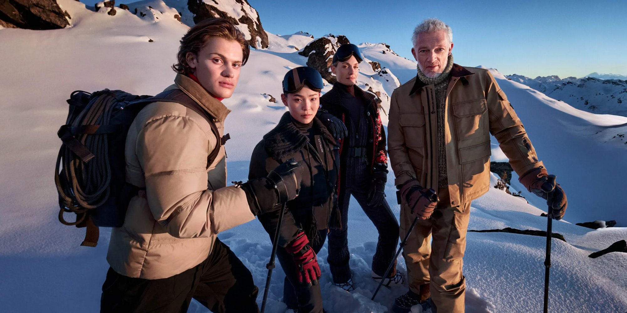 Moncler Grenoble Winter 2025 Ad Campaign Featuring a Celebrity Cast ...